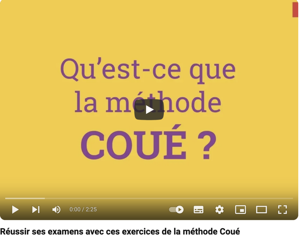 Méthode Coué - Méthode Coué
